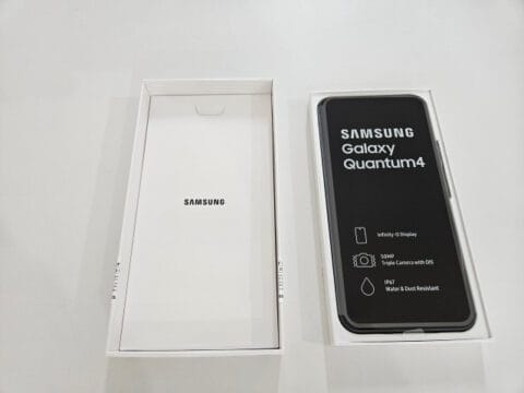 갤럭시 퀀텀4 개봉기, A54 SM-A546S 그라파이트: 언박싱과 스펙 소개